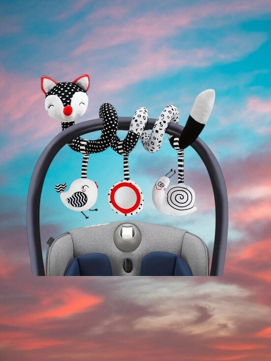 Toys | New Baby Spiral Hanging Sensory Toy Rattle Squeak Car Seat Crib ...